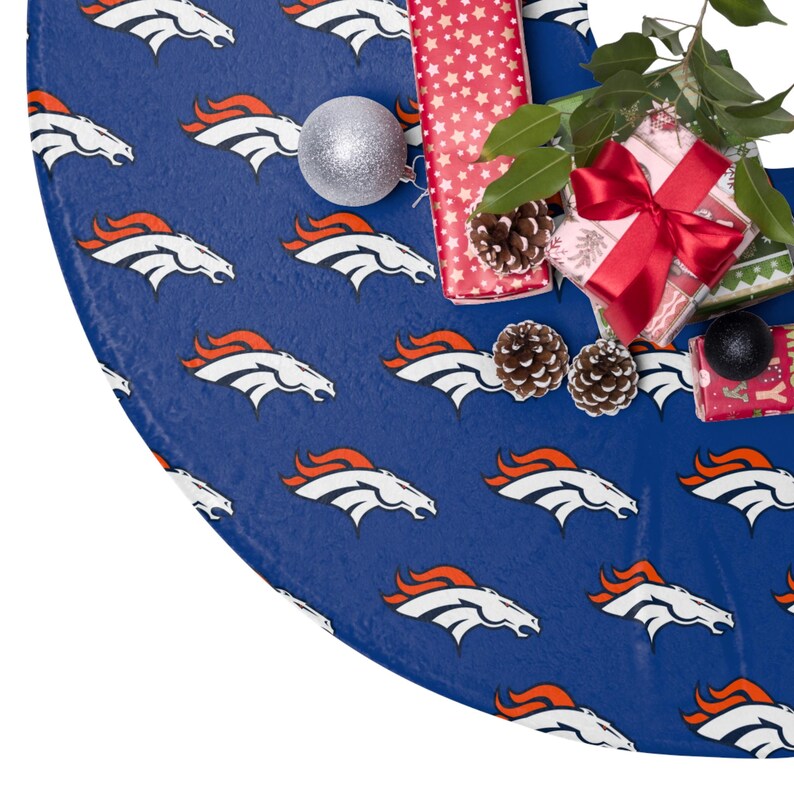 Denver Broncos Logo Christmas Tree Skirt - Etsy