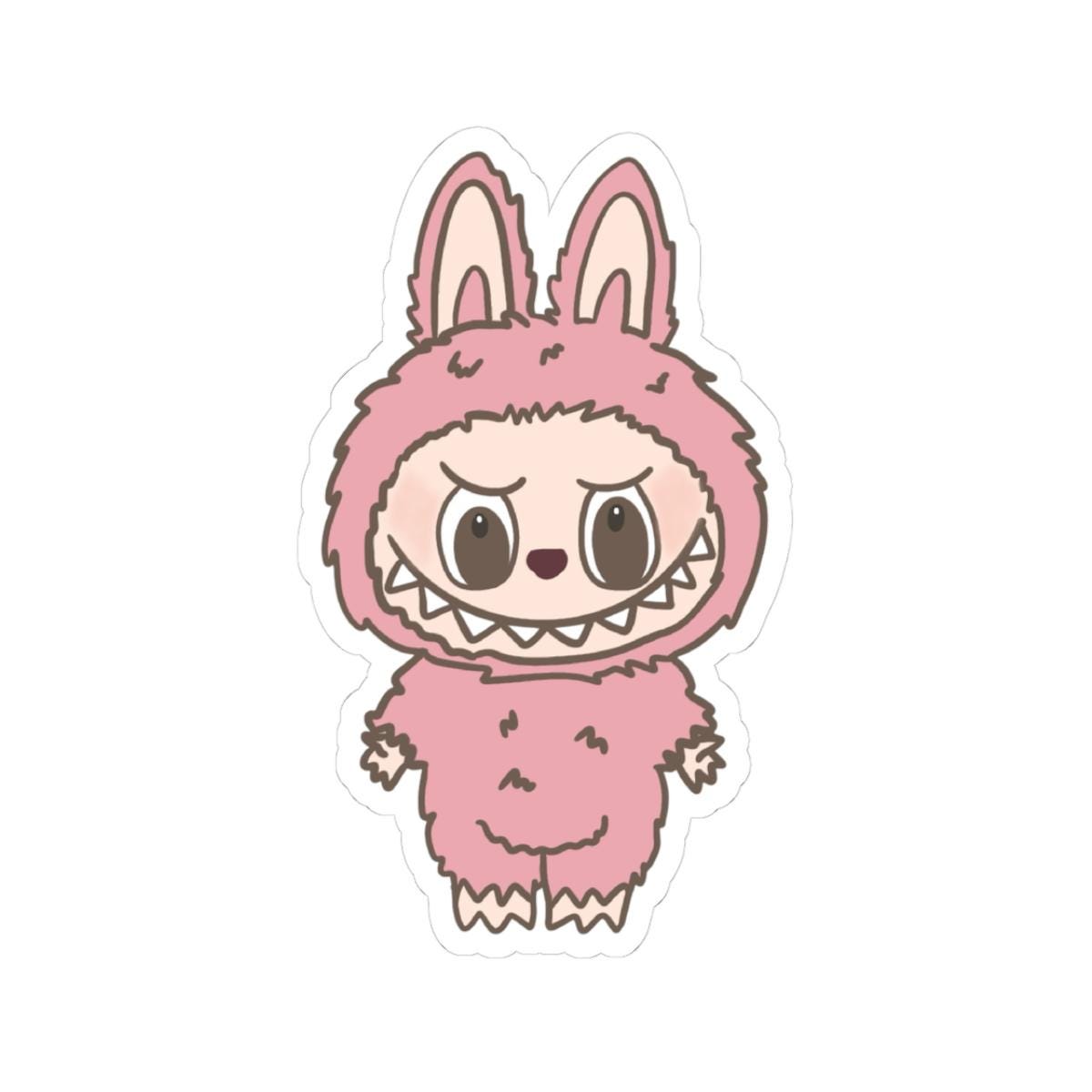 Lychee Berry Labubu Monster Kiss-cut Stickers - Etsy