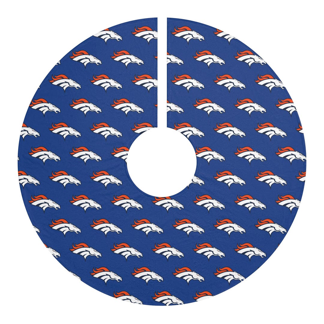 Denver Broncos Logo Christmas Tree Skirt - Etsy