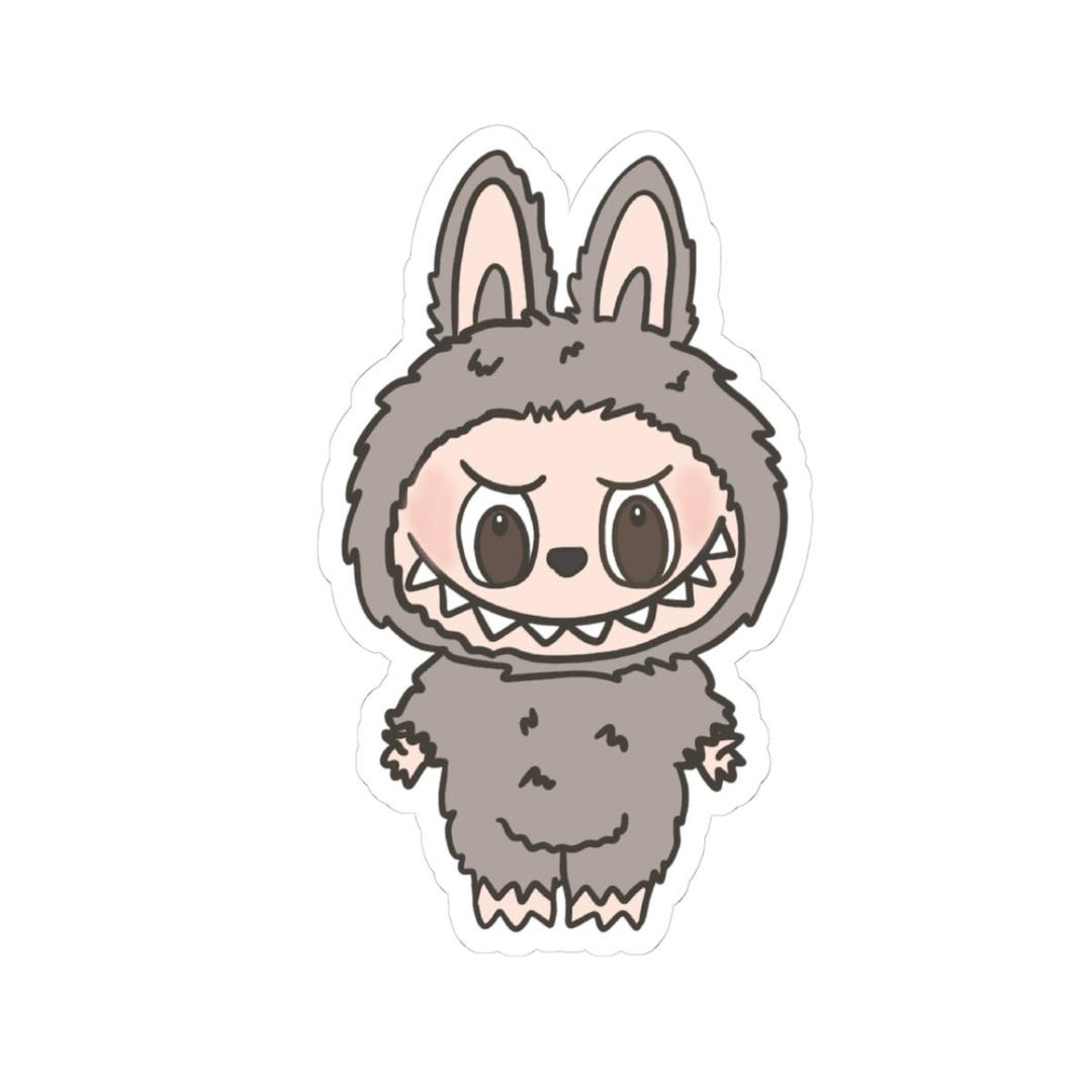 Sesame Seed Labubu Monster Kiss-cut Stickers - Etsy