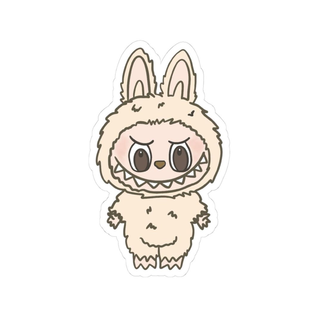 Soy Milk Labubu Monster Kiss-cut Stickers - Etsy