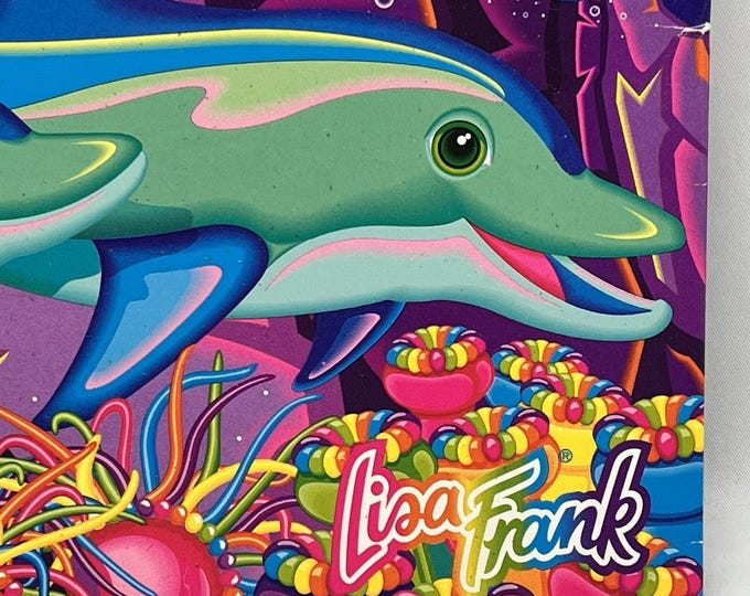 Vintage Lisa Frank Dolphins Folder: Fantasea Castle Ocean Kingdom - Etsy