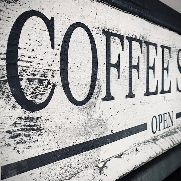 Coffee Shop Sign - Etsy