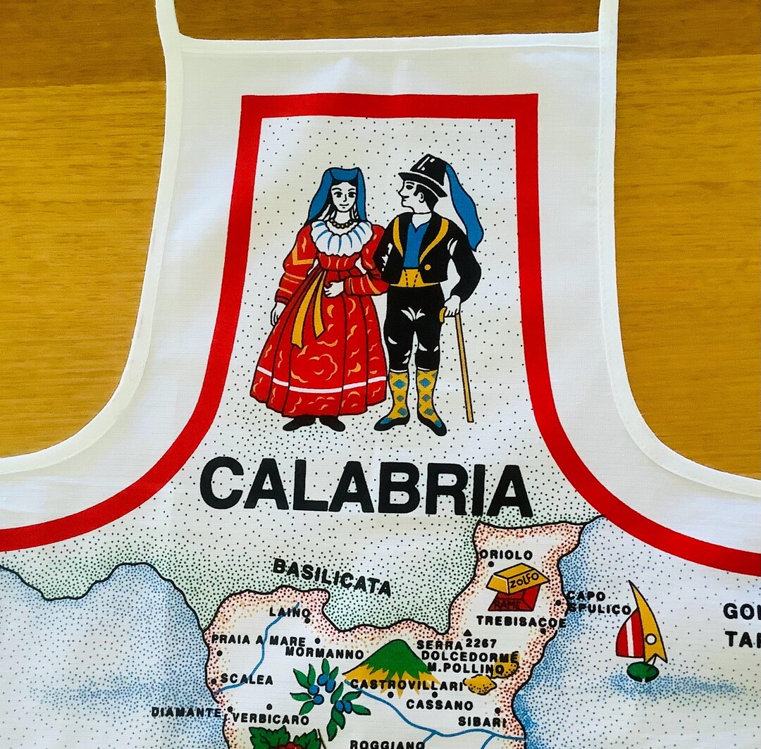 Italian Apron From Calabria - Etsy
