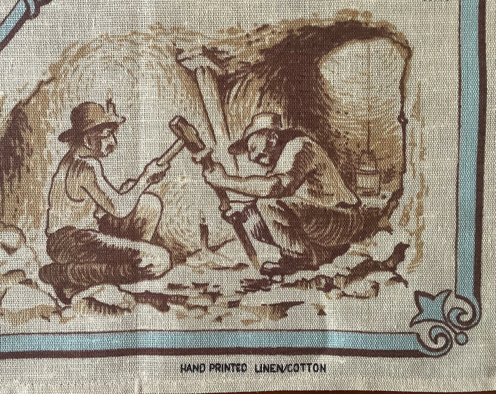 Early Australian Miners, Vintage Tea Towel - Etsy