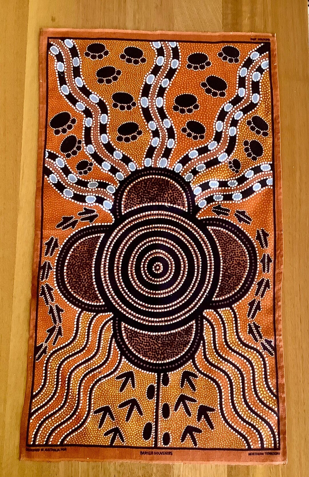 Vintage Tea Towel Indigenous Design' - Etsy