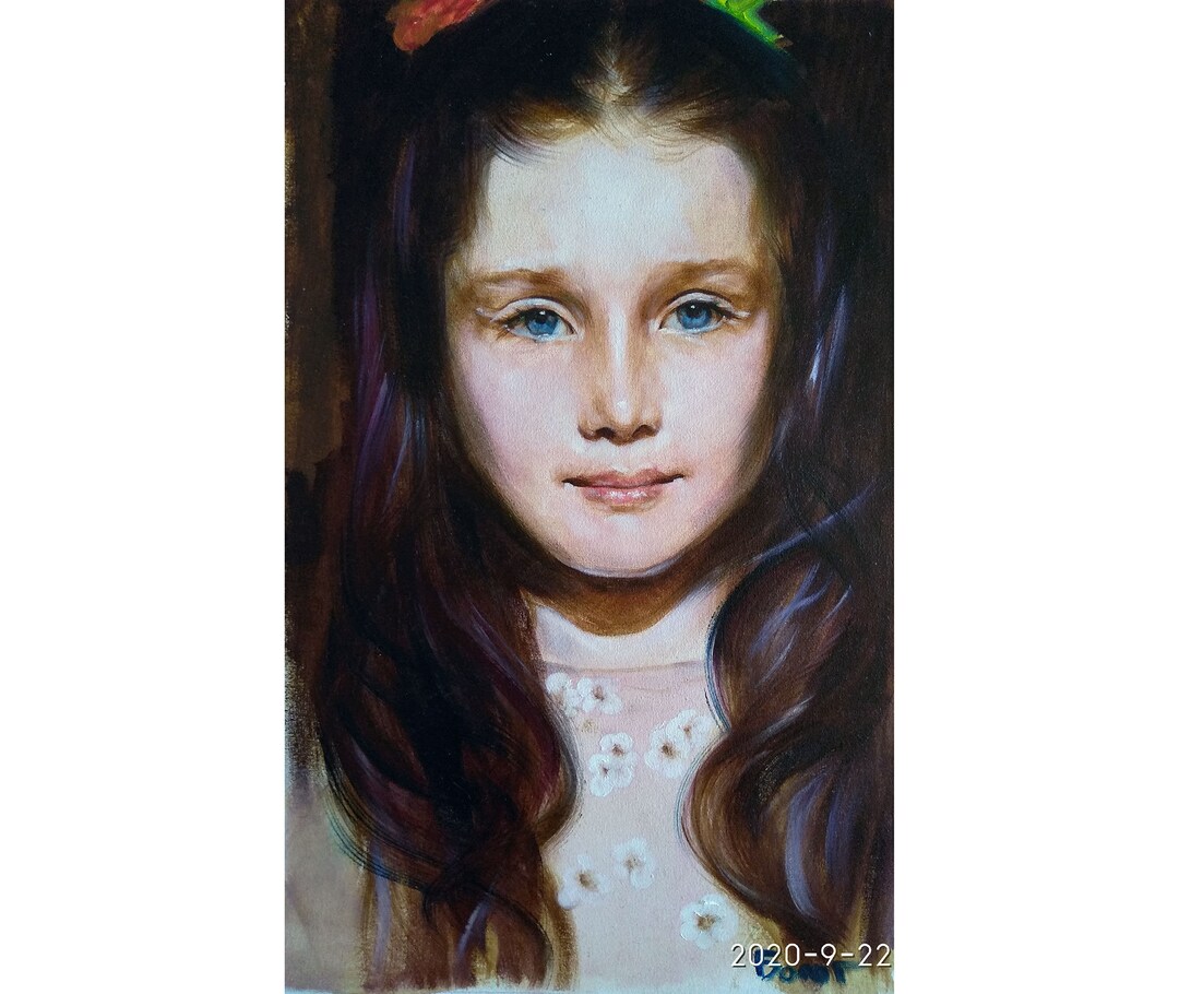 Custom Oil Portrait Painting: Hand-painted Canvas Art Commission - Etsy