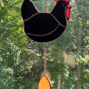 Chicken & Egg Suncatcher - Etsy