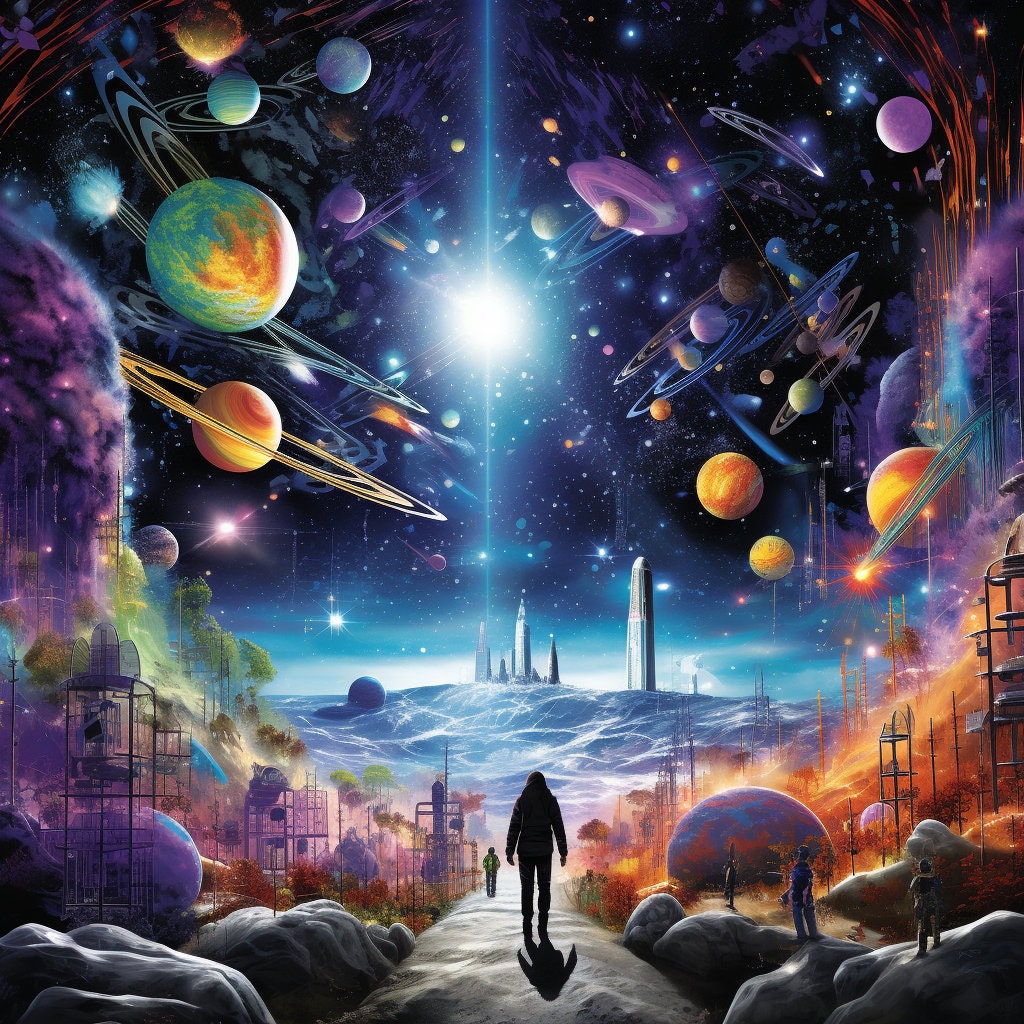 Ai-generated Space Pngs - Bright Cartoon Astronauts, Planets, Stars for ...