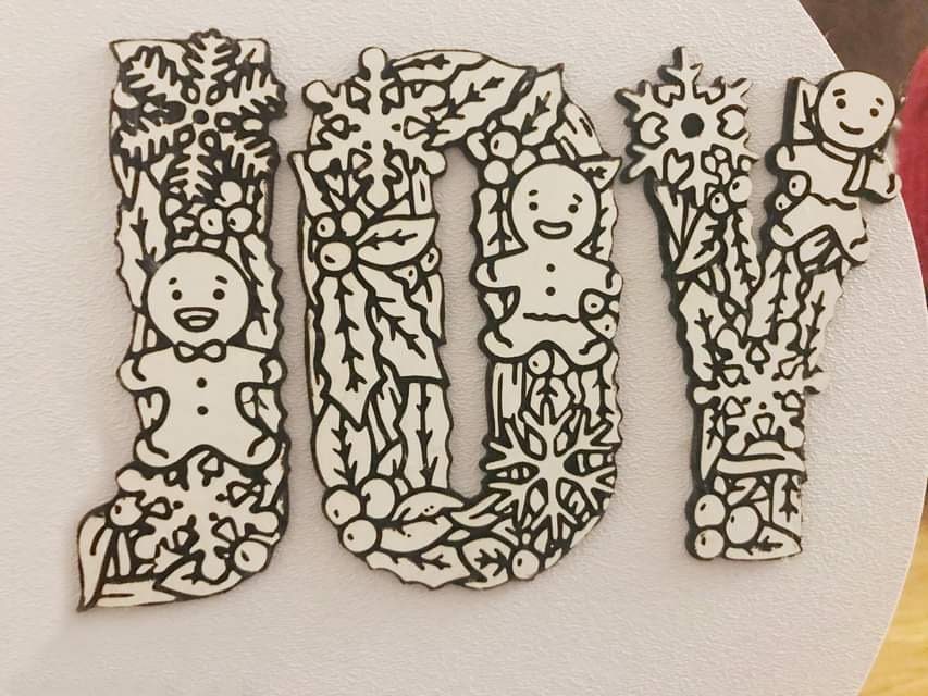 Jolly Holiday Font | SVG | Christmas Font | Gingerbread | Mistletoe ...