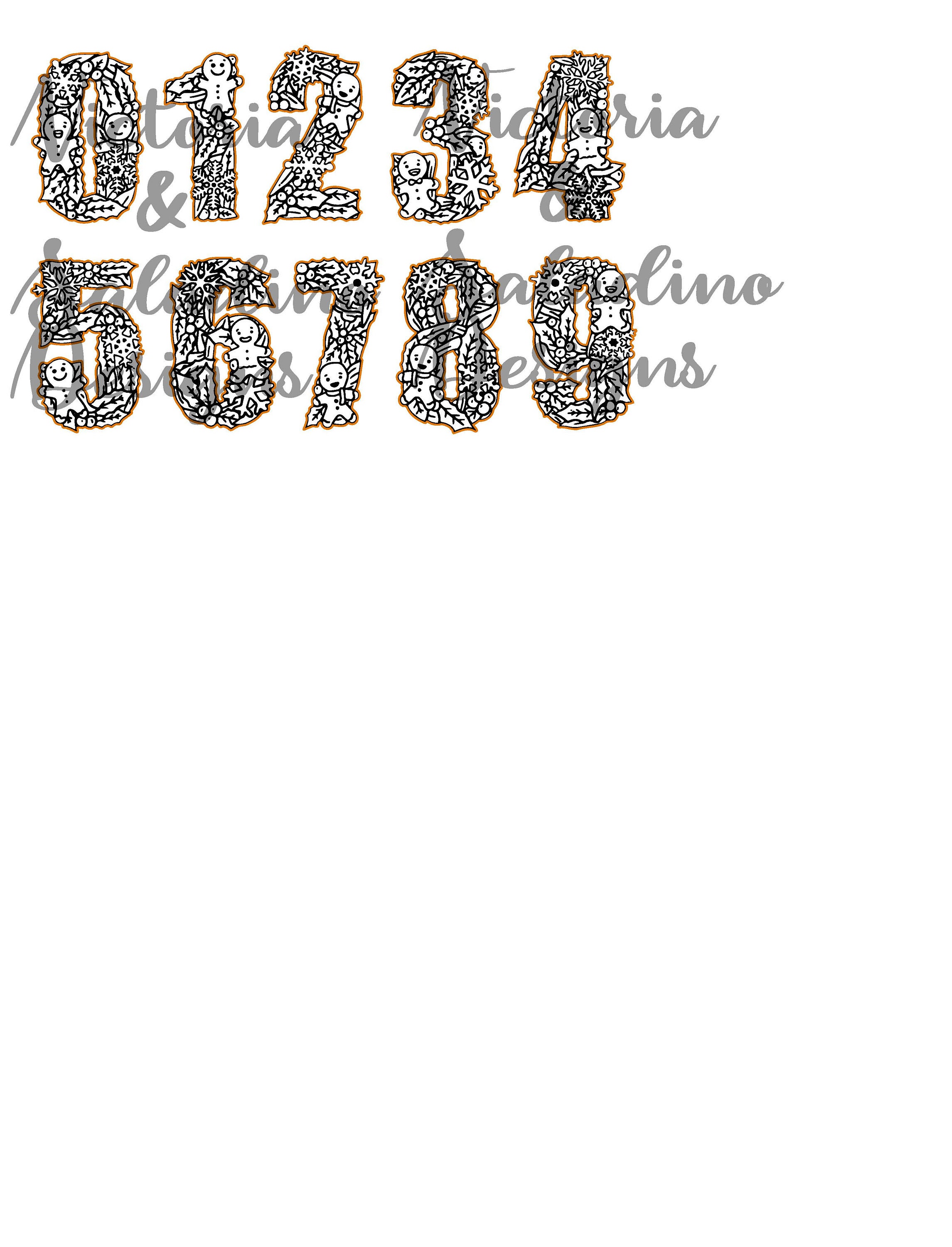 Jolly Holiday Font | SVG | Christmas Font | Gingerbread | Mistletoe ...