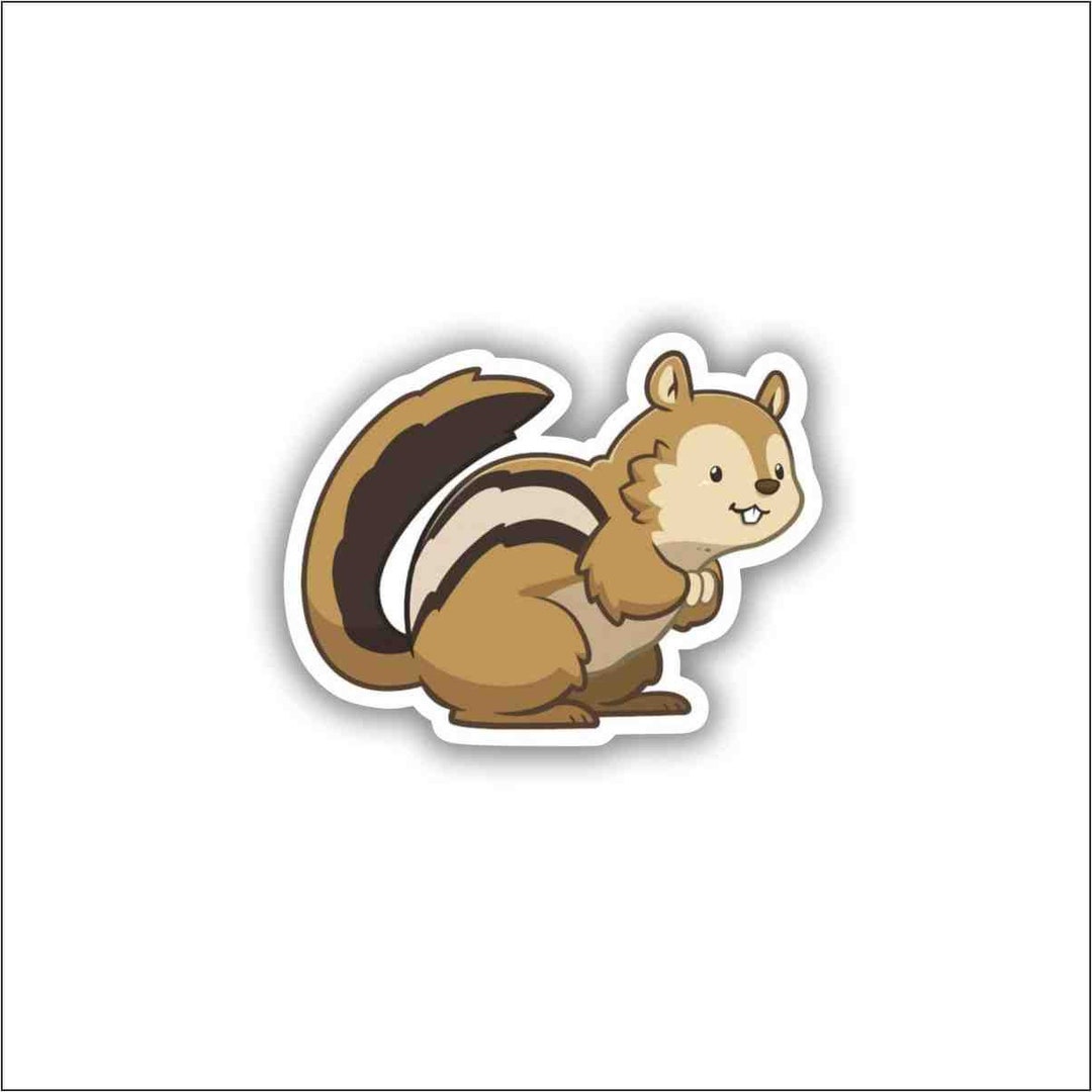 Little Chipmunk Precision Cut Decal / Sticker - Etsy