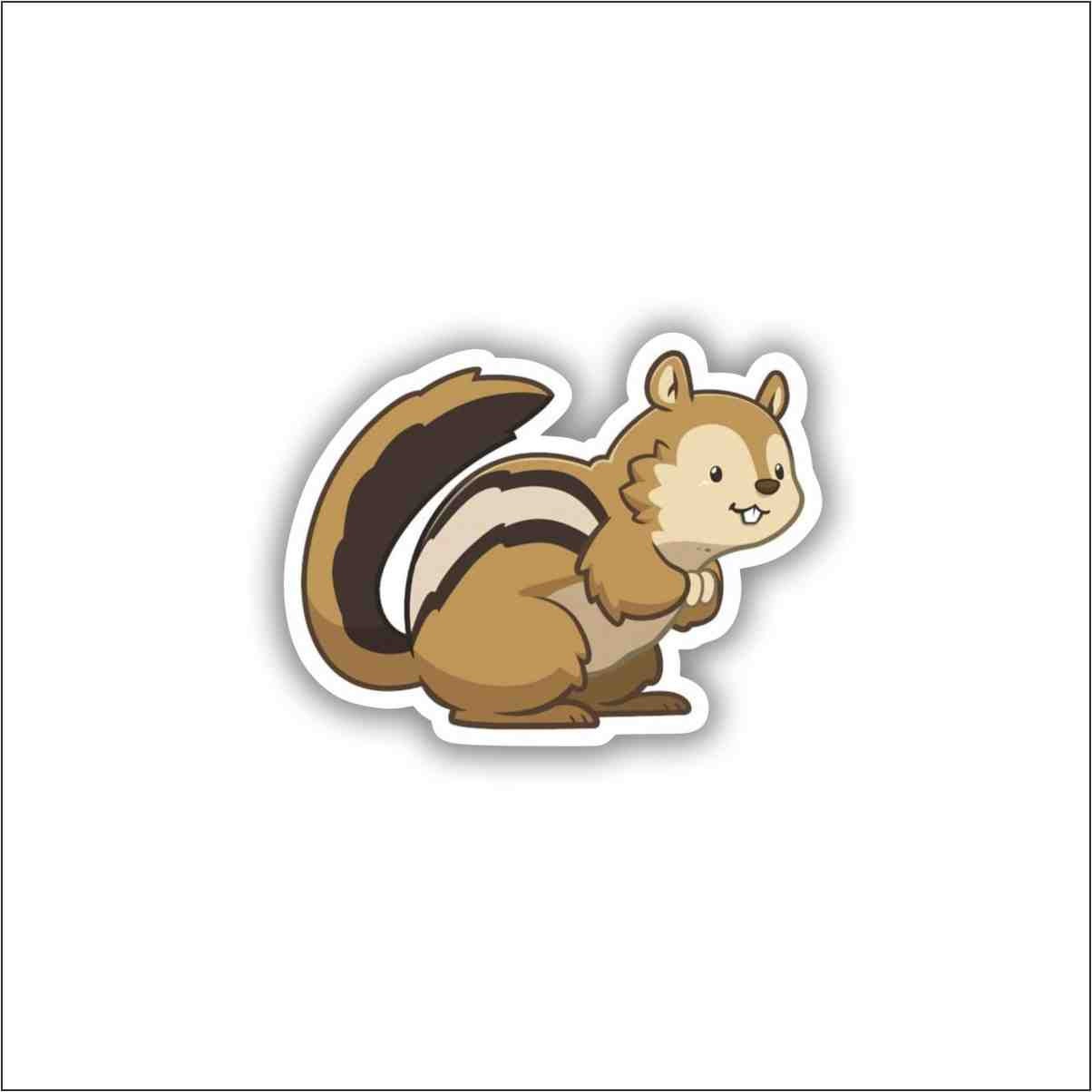 Little Chipmunk Precision Cut Decal / Sticker - Etsy
