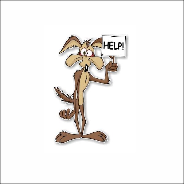Wile E Coyote - Etsy