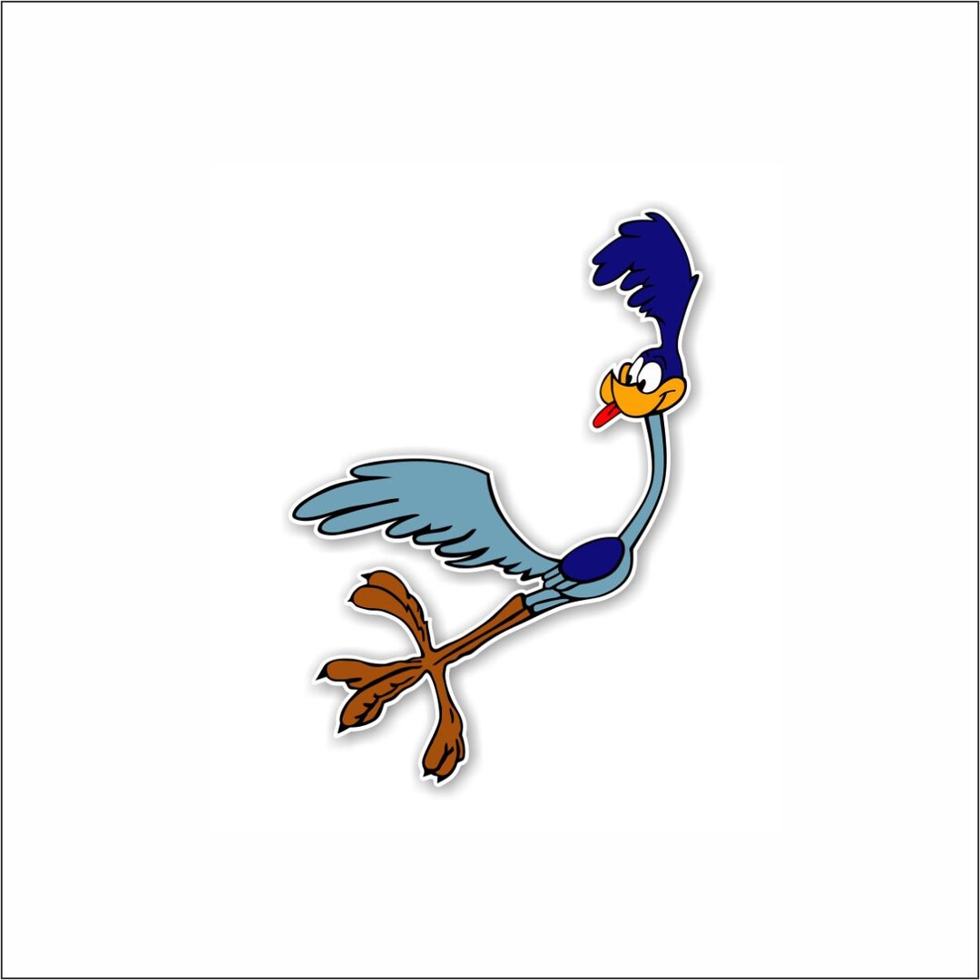 Roadrunner Taking off Precision Cut Decal / Sticker - Etsy
