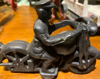 Cast Iron Motorcycle | Etsy