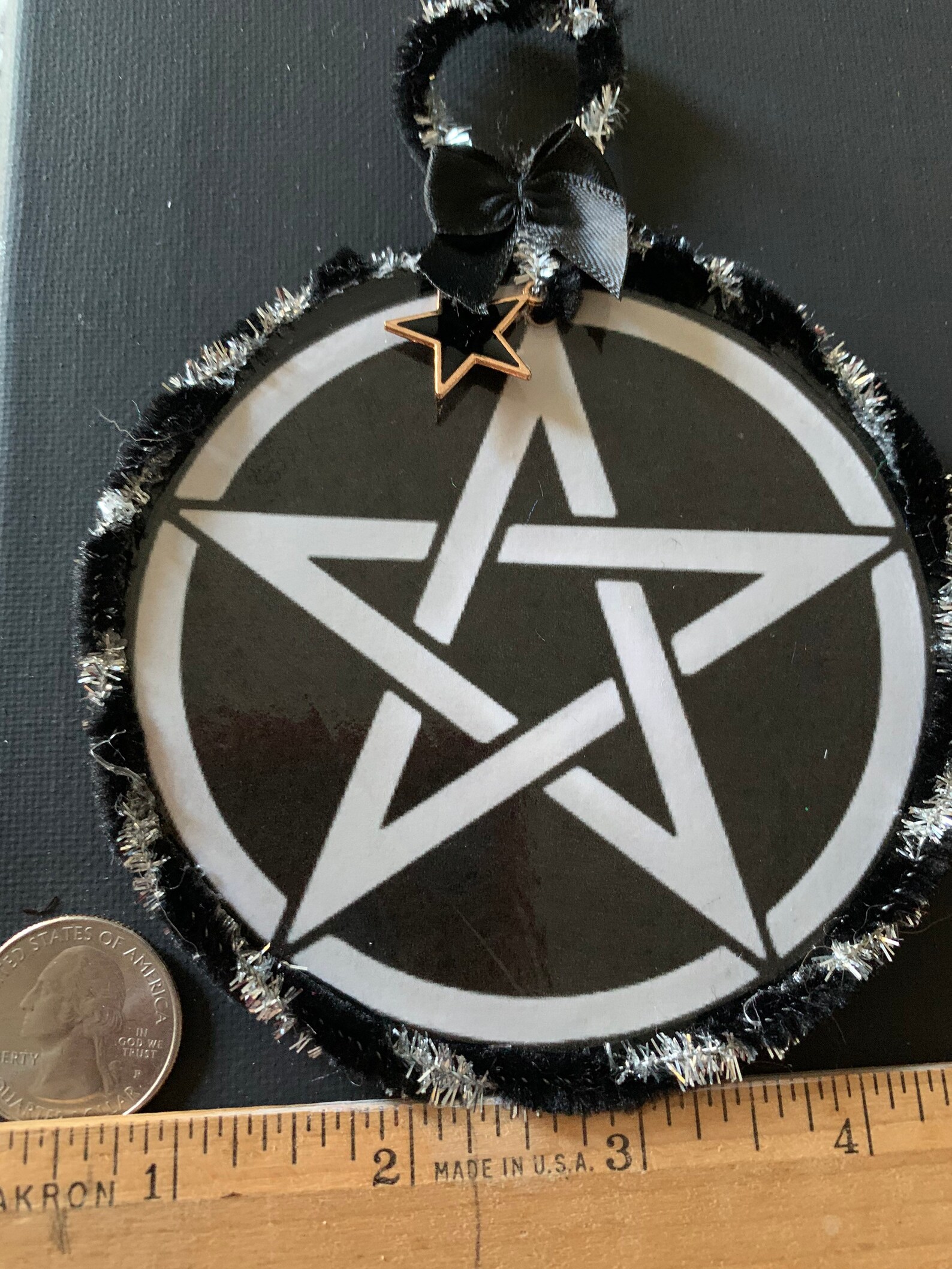 Wicca pentacle Spiritual ornament - Etsy.de