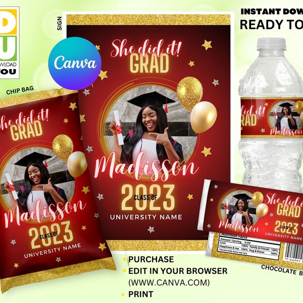 Preschool Graduation Chip Wrapper - Etsy