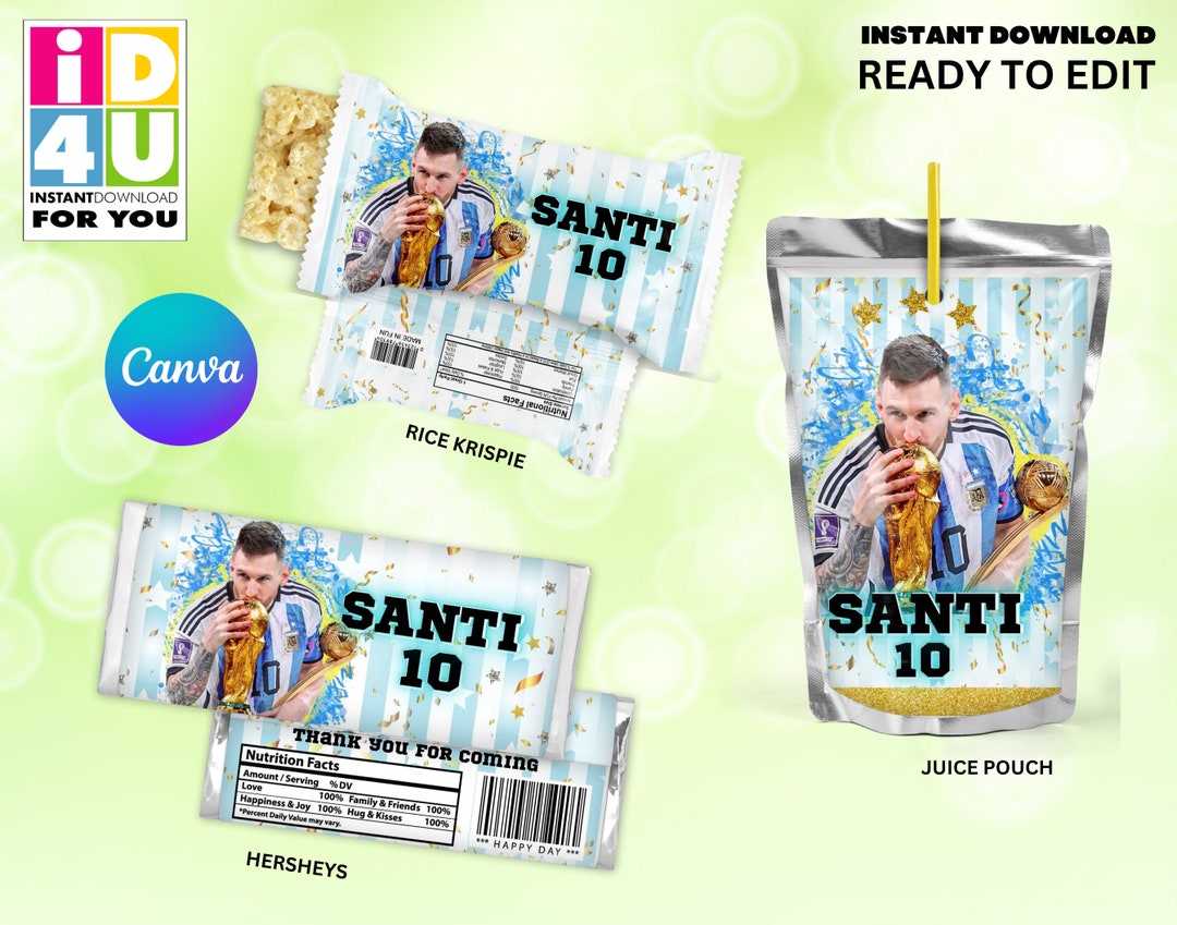 Messi Argentina World Cup Champions Party Bundle, Argentina Messi ...