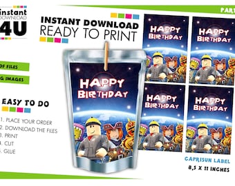 Roblox Juice Labels | Etsy