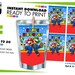 Super Mario Capri Sun Label, Super Mario Brothers Birthday, Super Mario ...