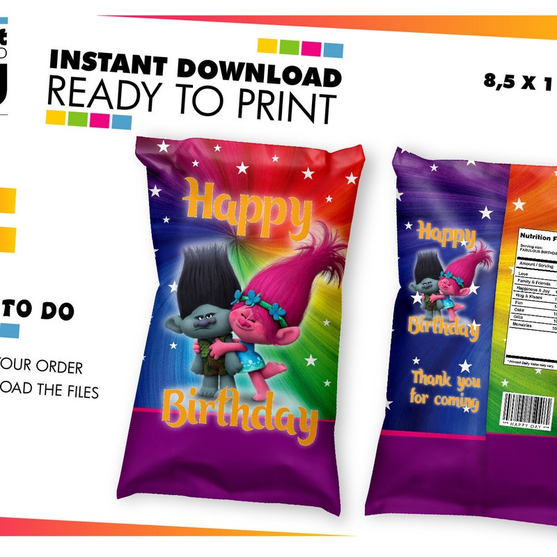 Trolls Party Favors - Etsy