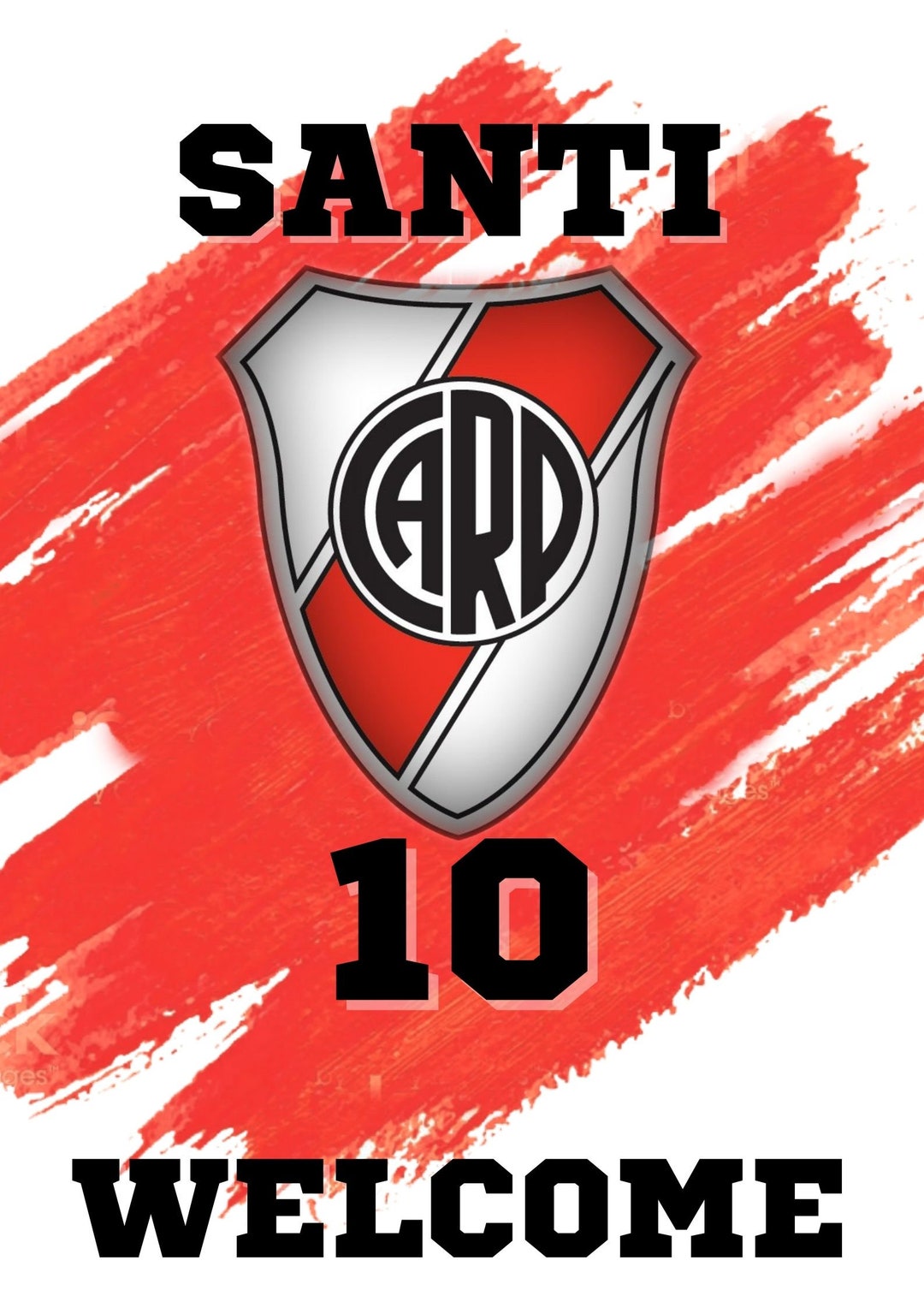 River Plate Shield Welcome Poster, Soccer Shield Welcome Poster ...