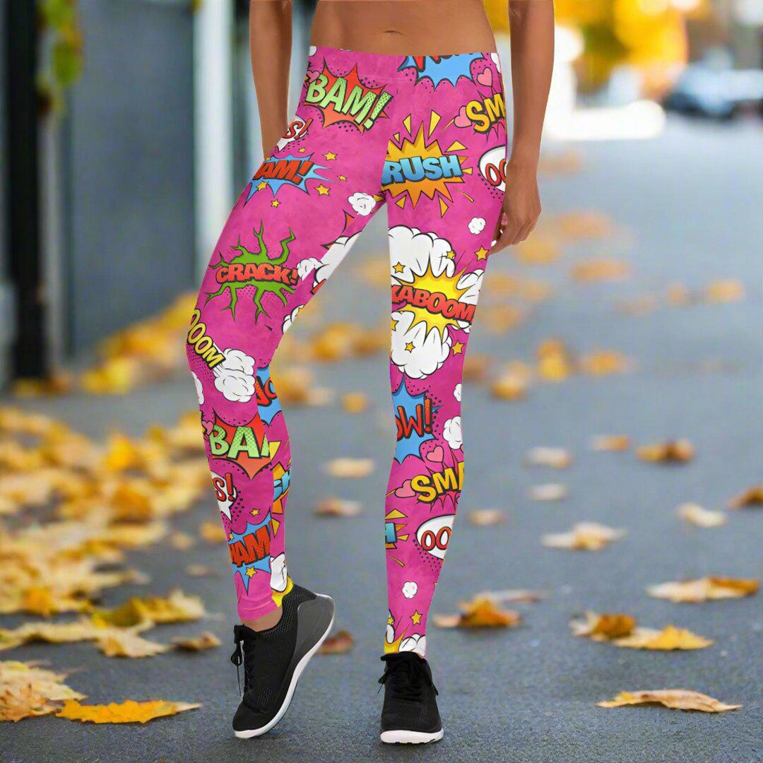 Super Wham! | Soft-stretch Leggings - Etsy