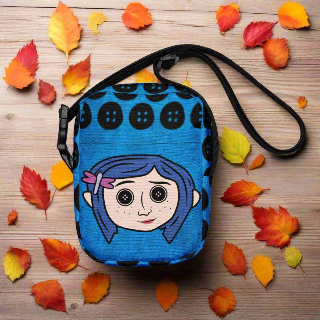 Coraline-inspired Midnight Blue Button Eyes Crossbody Bag Accessories ...