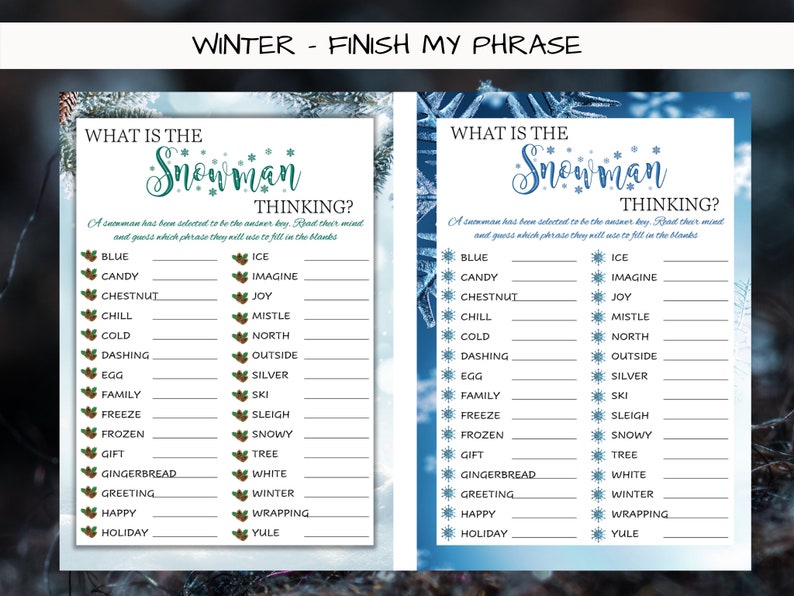 7 in 1 - Winter Games - Kids | Office Party | Family Party | HD Images ...