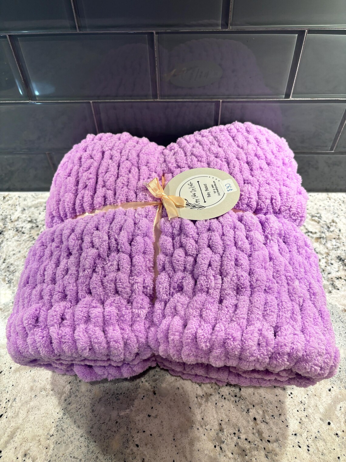 Light Purple Plush Baby Blanket - Ready to Ship! - Etsy