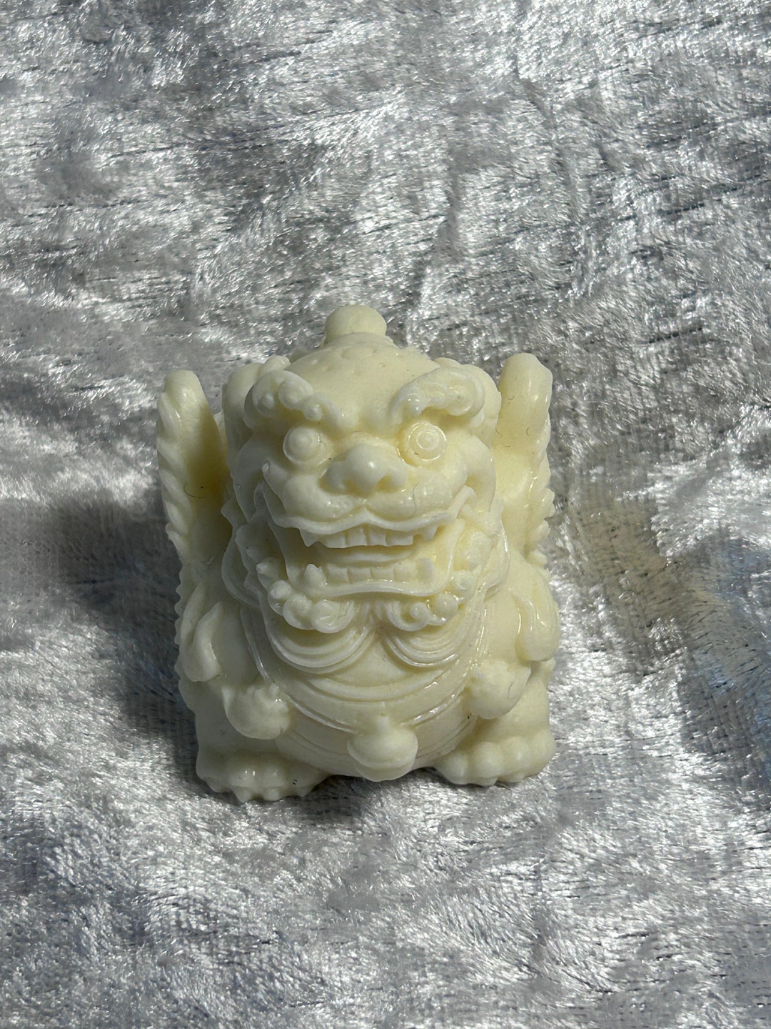 Tagua Nut Pixiu Ornament: Small Winged Feng Shui Beast - Etsy UK