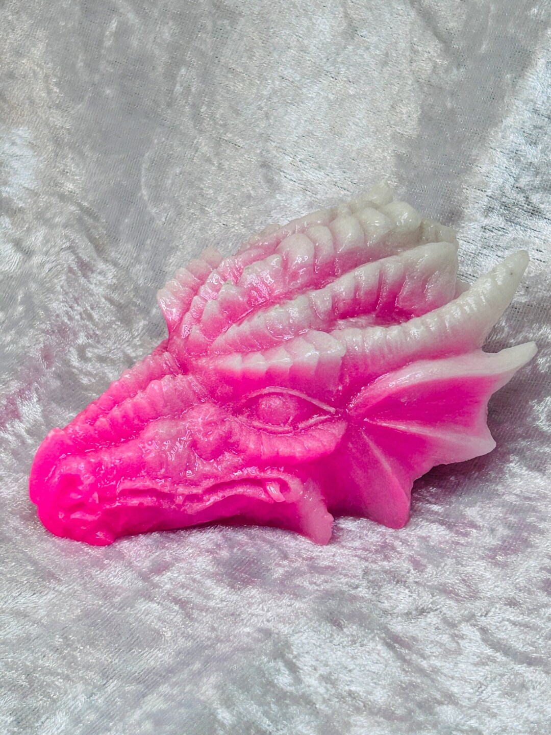 Dragon Head Ornament Glows in the Dark Pink Dragon Head Bedroom Decor ...