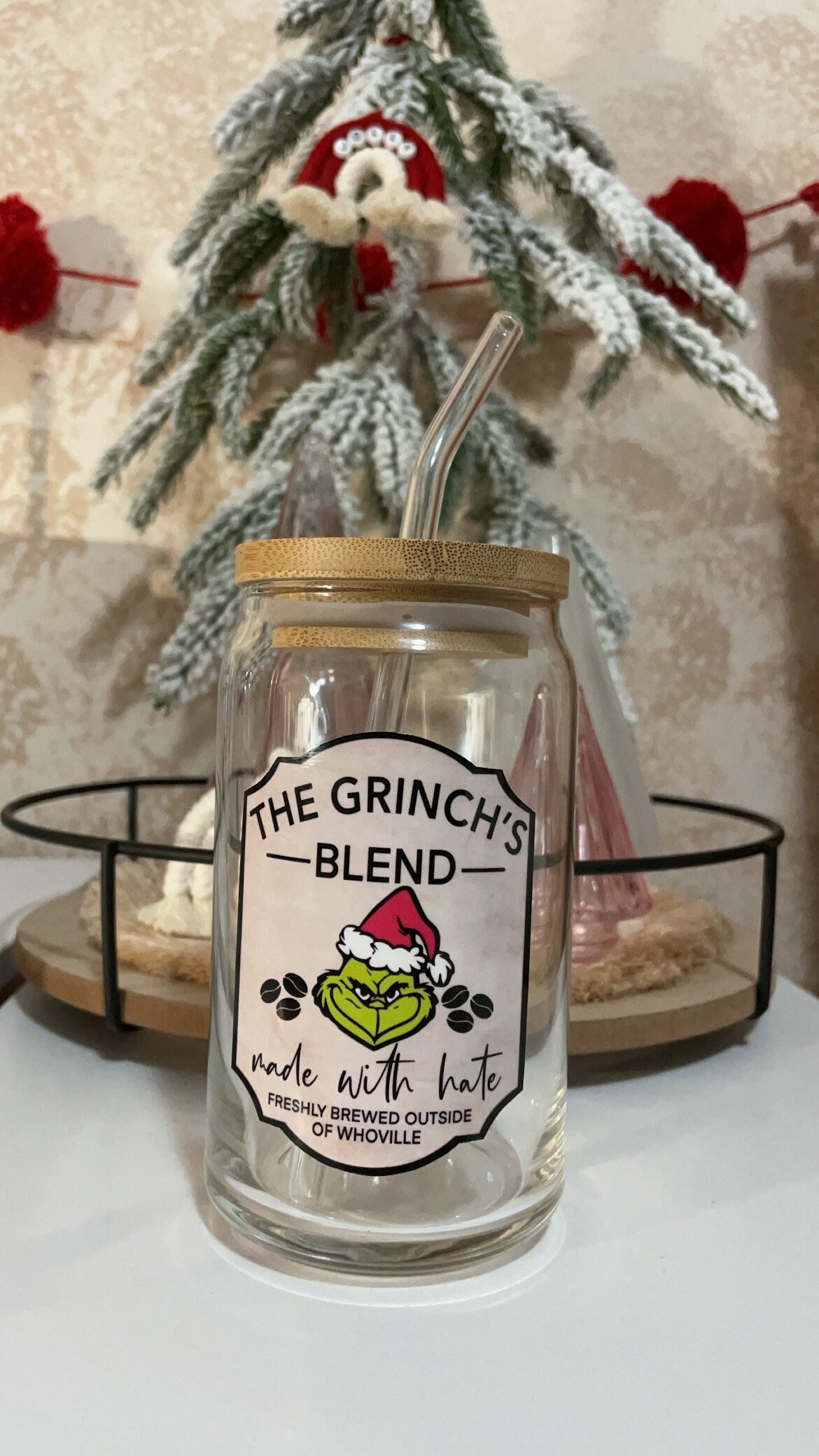 Grinchmas Libbey Cup Grinch Blend Coffee Coffee Lover - Etsy