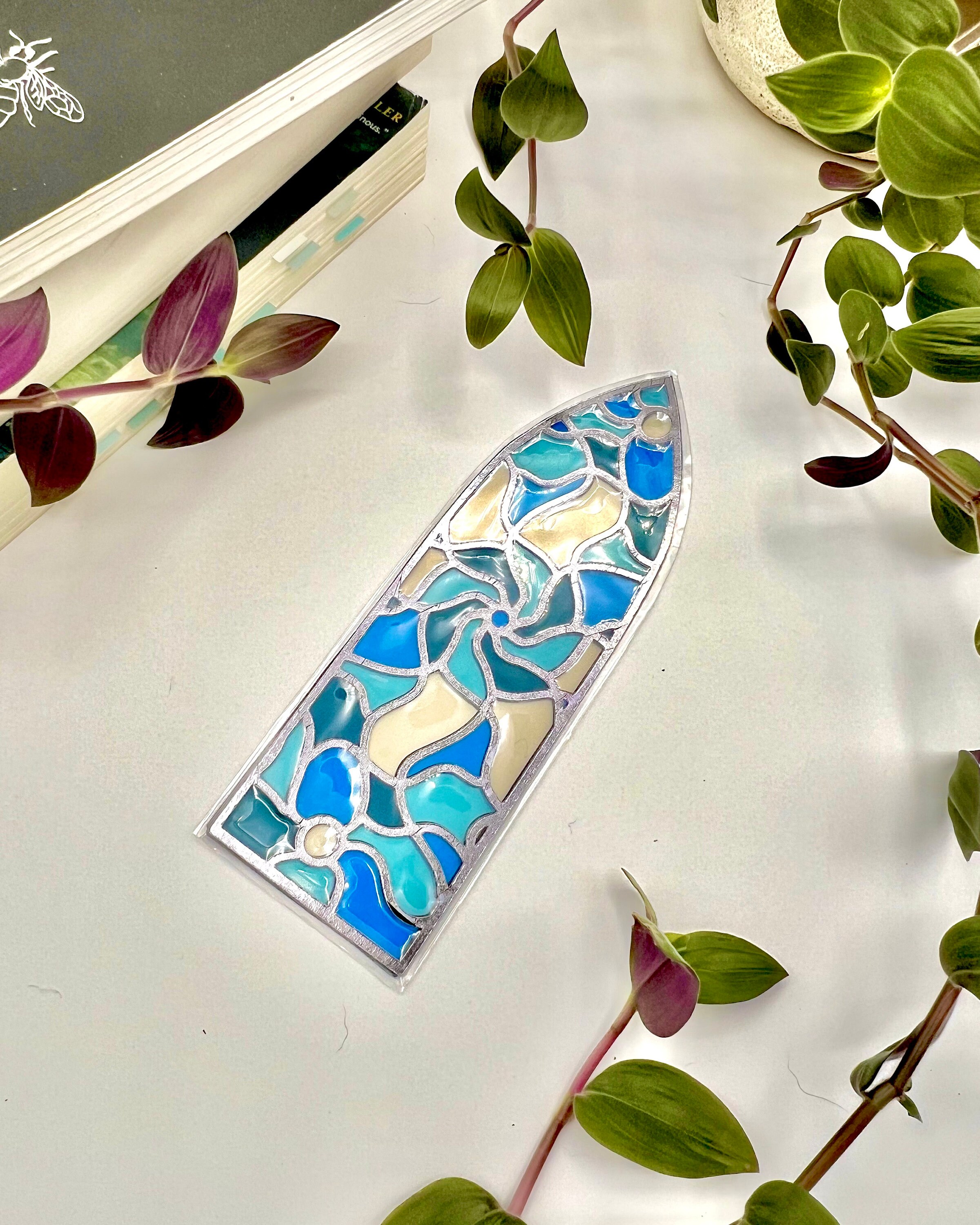 Unique See-through Bookmark Stained Glass Window Inspired With Foil ...