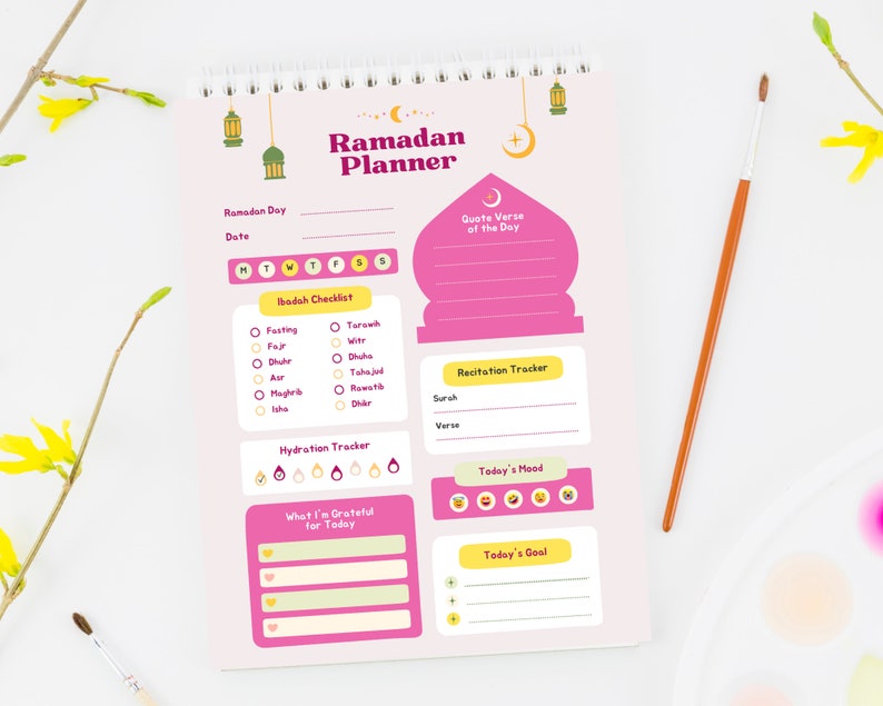 Ramadan Planner 2024 , Digital & Printable Ramadan Planner, Quran ...