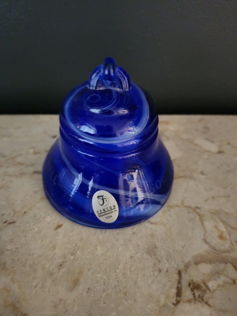 Fenton Southwestern Bell Cobalt Blue Slag Glass - Etsy