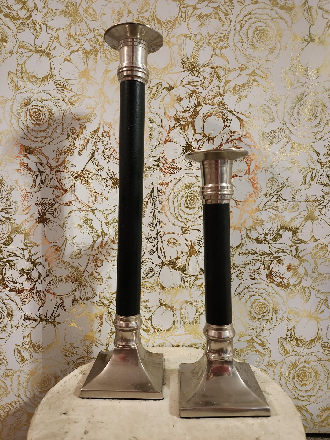 Rare Art Deco 1960s Candlestick Holders - Etsy