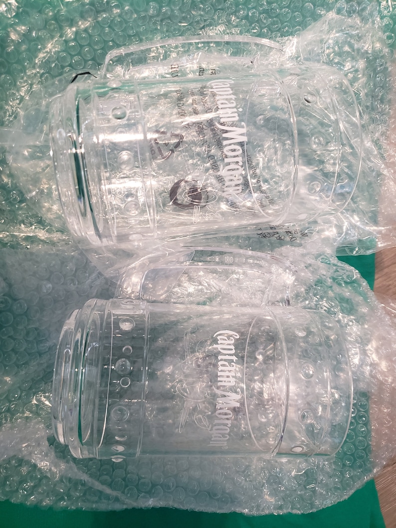 New Captain Morgan Acrylic Tankard Glasses Set - Etsy