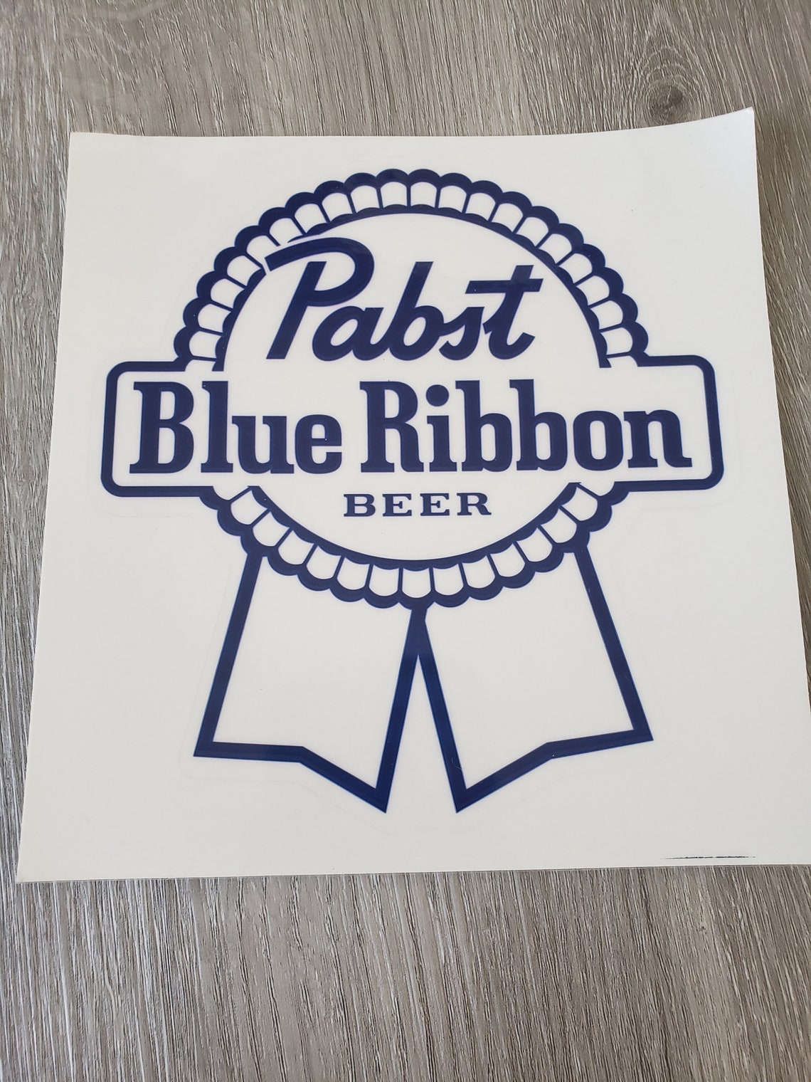 Pabst Blue Ribbon Sticker | Etsy