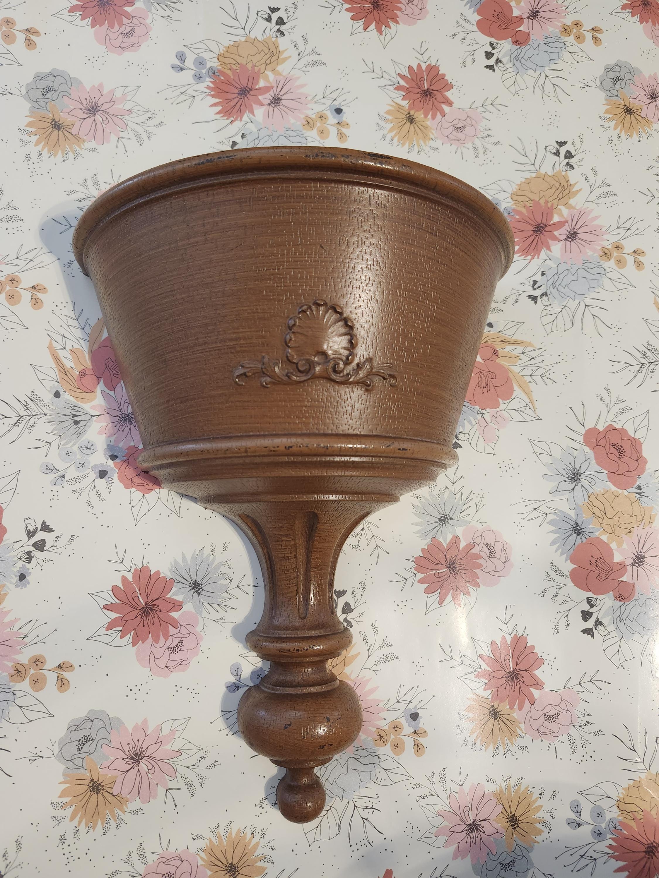 Vintage Syroco Wall Planter - Etsy