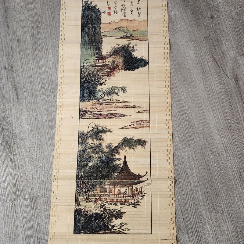 Asian Bamboo Scroll - Etsy