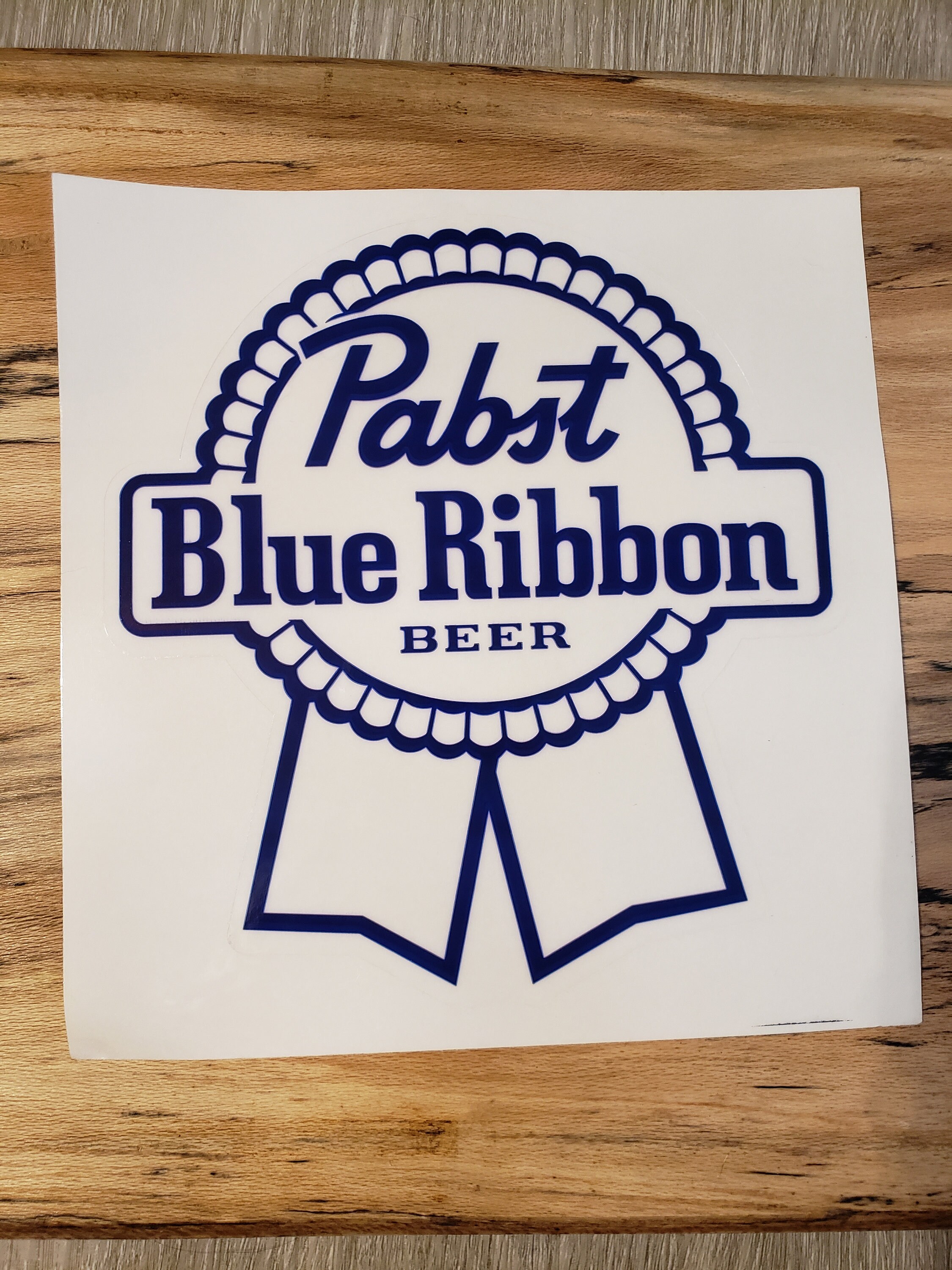 Pabst Blue Ribbon Sticker - Etsy