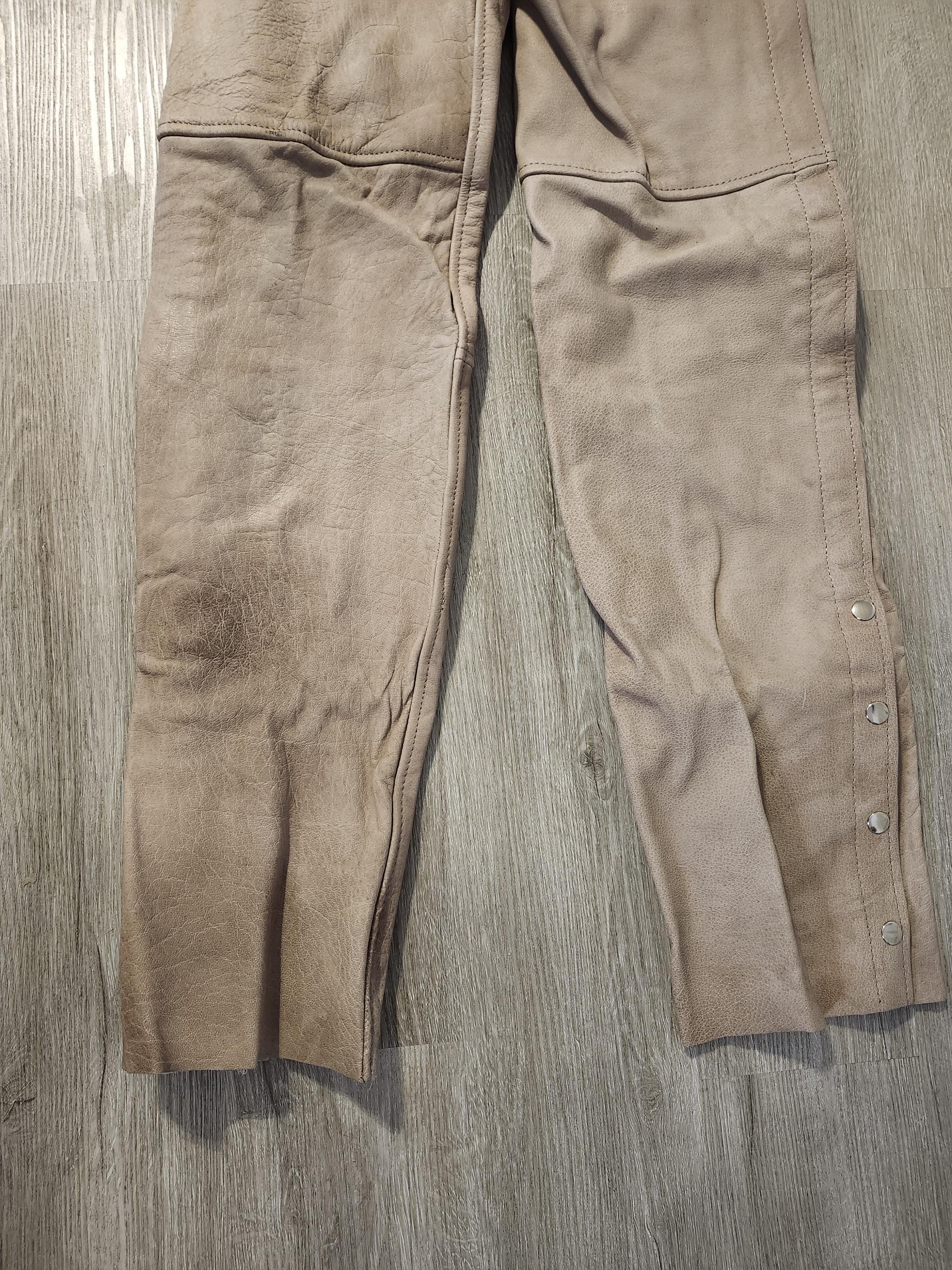 NWT Tan Leather Chaps Women's - Etsy