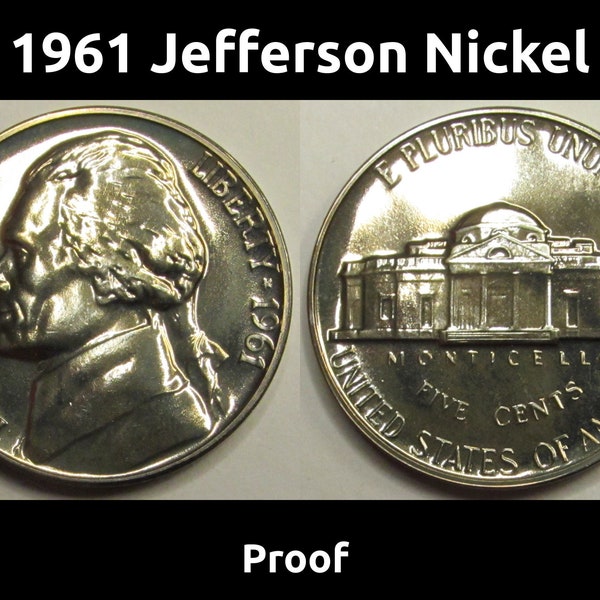 1961 Nickel - Etsy