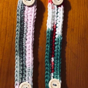 Handmade Crochet Face Mask Extender Ear Savers Ear Protector Single or ...