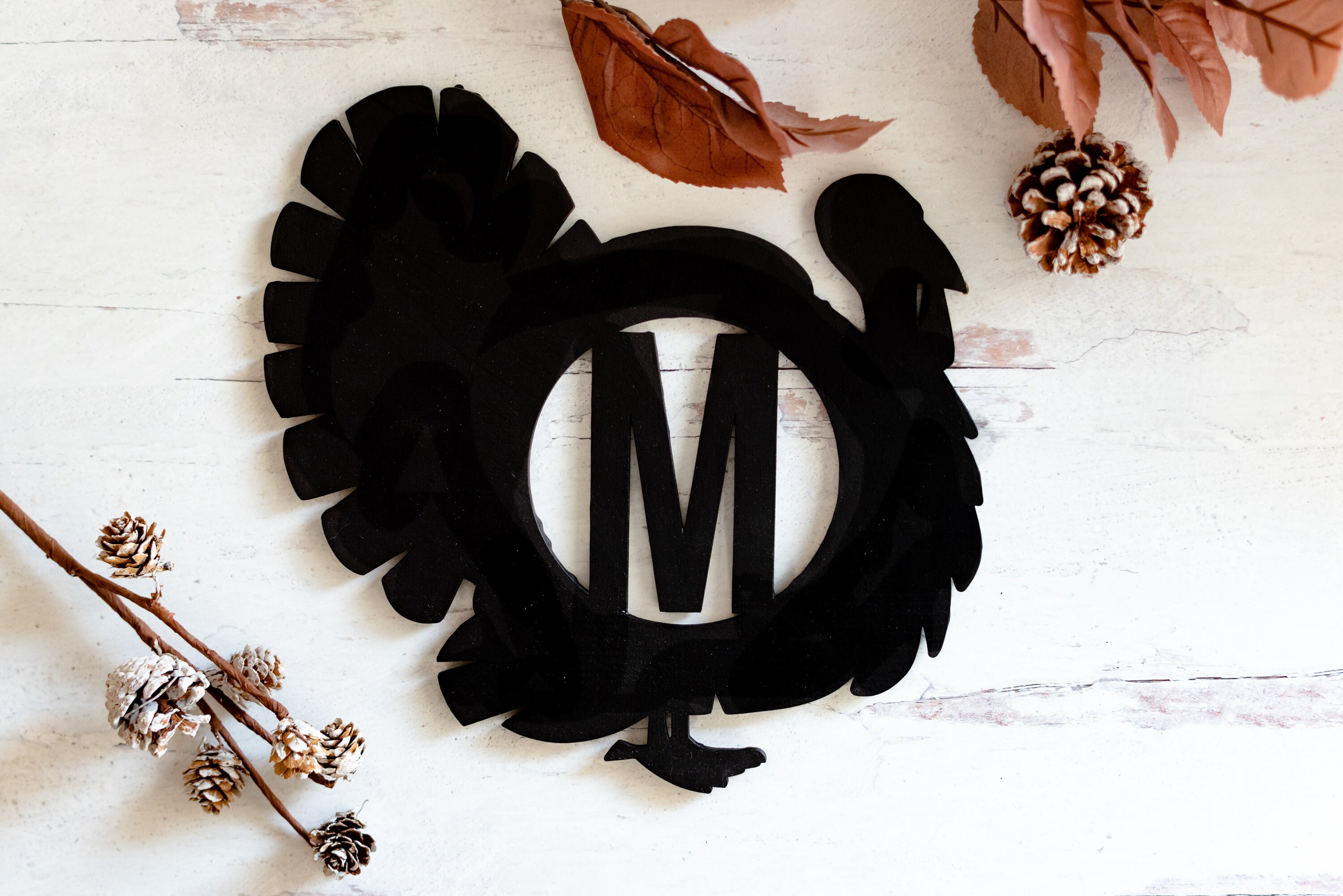 Turkey Monogram SVG, Turkey Sign Svg, Laser Engraving Svg, Glowforge ...