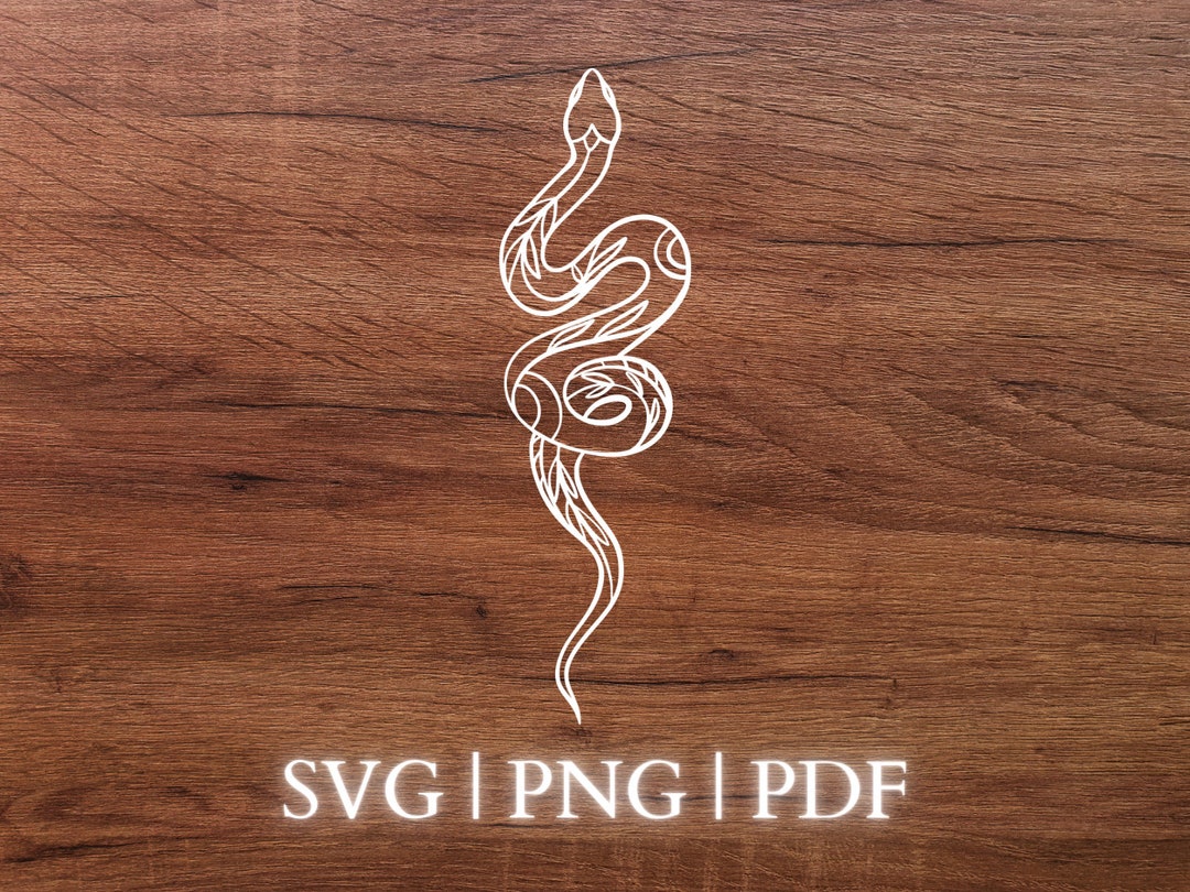 Snake SVG PNG for Cricut and Silhouette, Celestial Snake Witchy Svg Png ...