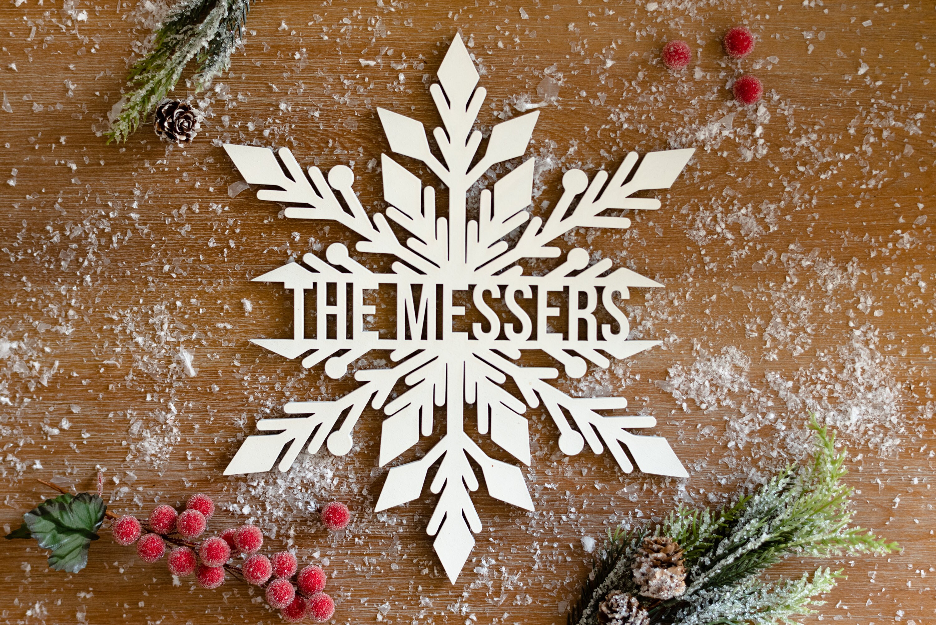 Snowflake Monogram SVG Snowflake Sign Svg Laser Engraving - Etsy