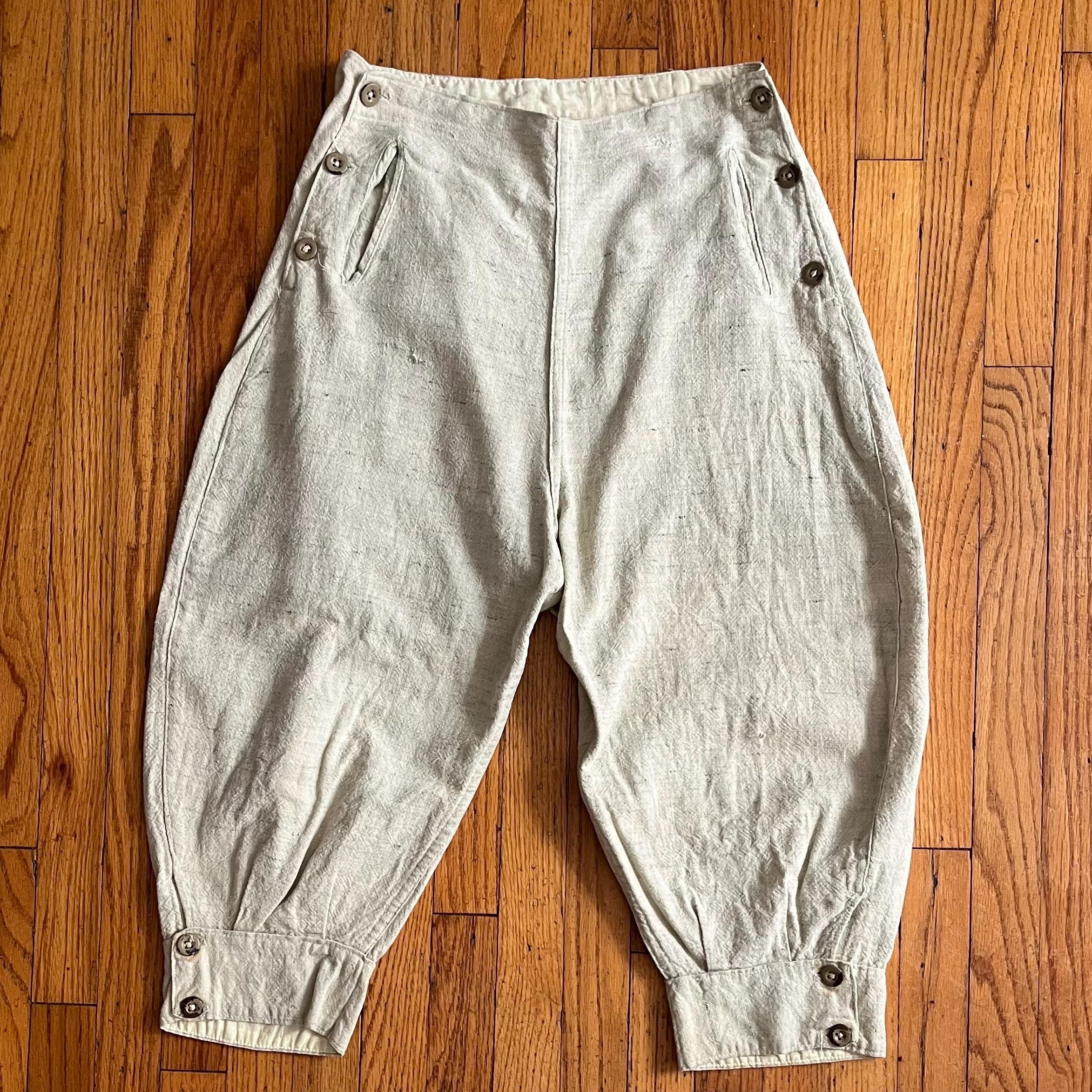 1920s or 1930s Off-white Linen Plus Four Breeches - Etsy